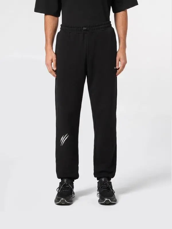 PLEIN SPORT Technical Fabric Jogging Pants - Black