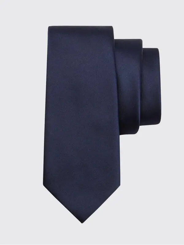 FERRAGAMO Solid Pure Silk Formal Tie