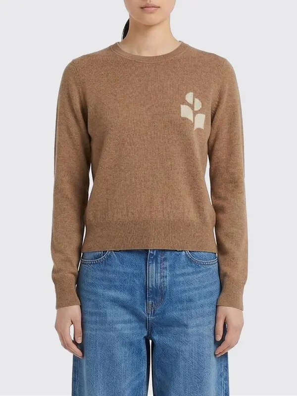 Isabel Marant Étoile Wool And Cotton Crewneck Pullover - Camel