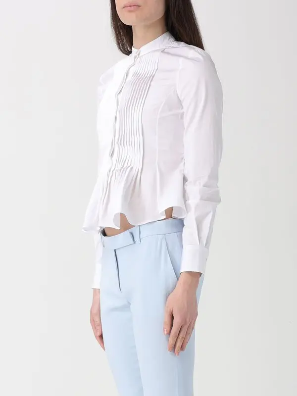 Alexander McQueen Pleated Cotton Shirt