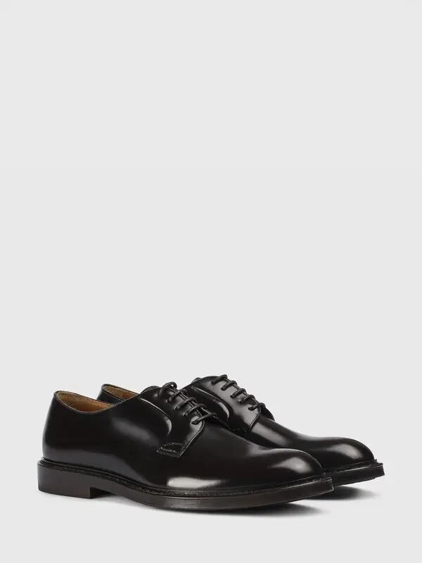 DOUCAL'S Brushed Leather Derby Shoes