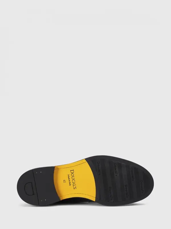 DOUCAL'S Brushed Leather Derby Shoes