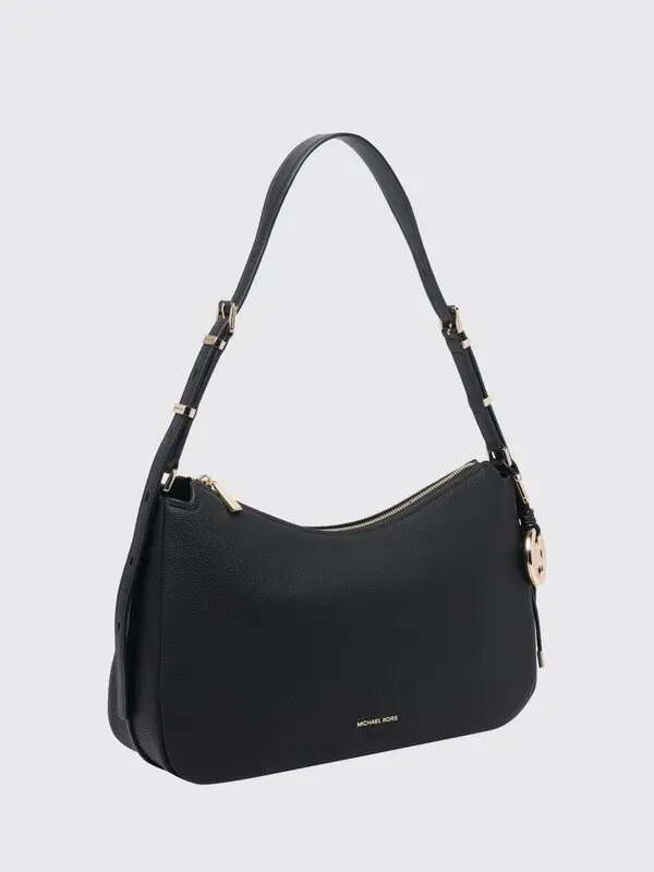 Michael Kors Nolita Medium Pebbled Leather Shoulder Bag - Black