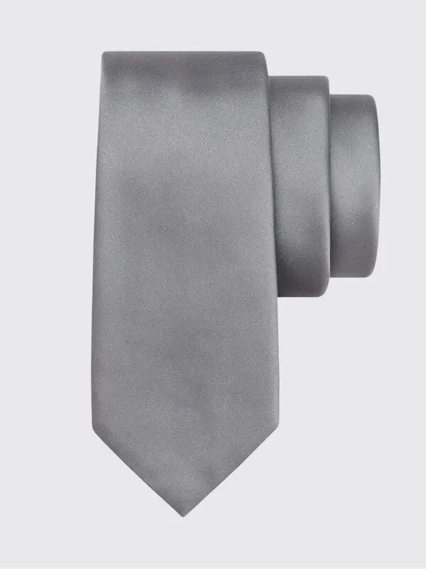 FERRAGAMO Solid Pure Silk Formal Tie