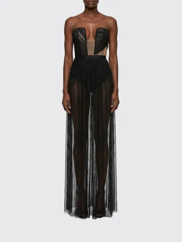 NENSI DOJAKA Sculptural Tulle Gown