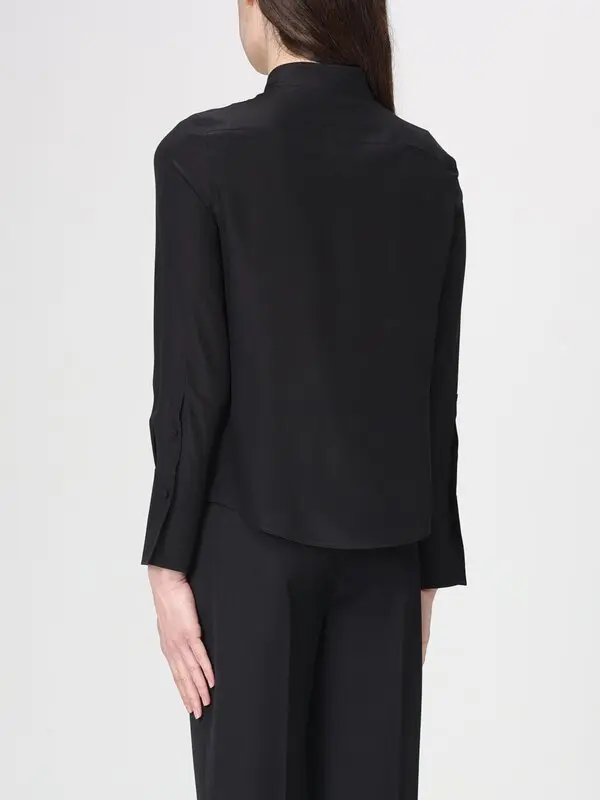 Alexander McQueen Elegant Silk Ruffled Shirt