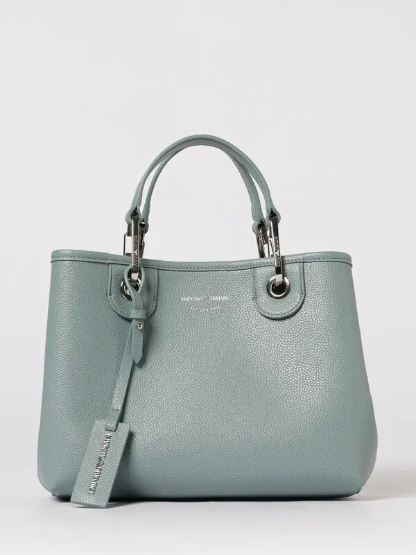 Emporio Armani Top Handle Bag With Detachable Strap - Grey 1