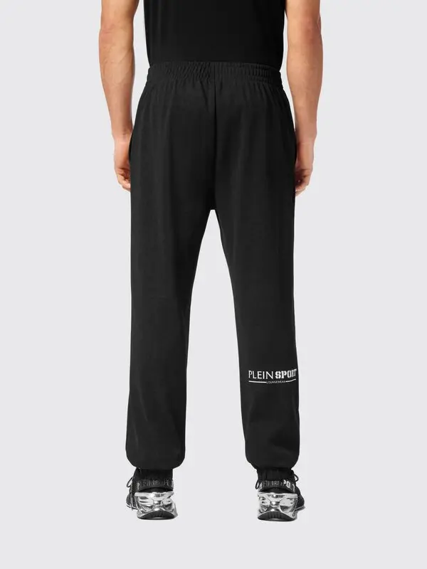 PLEIN SPORT Technical Fabric Jogging Trousers - Black