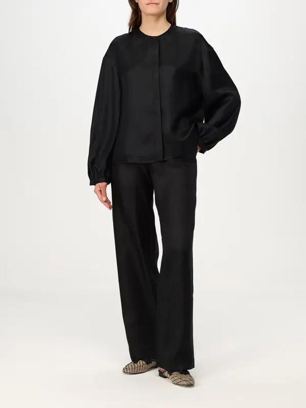 LOU LOU STUDIO Band Collar Shirt