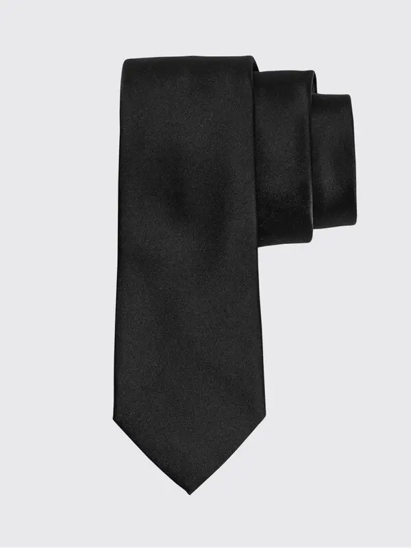 FERRAGAMO Solid Pure Silk Formal Tie