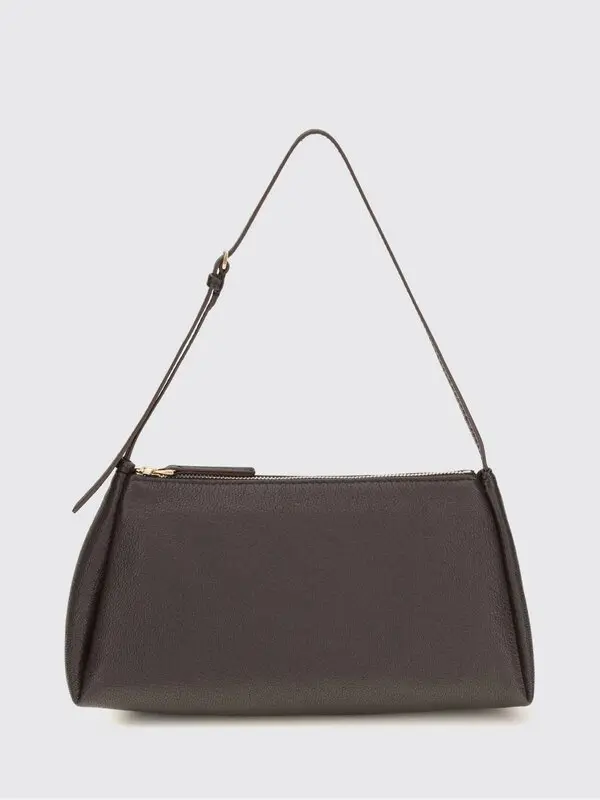 Calvin Klein Aurelis Natural Grain Leather Shoulder Bag
