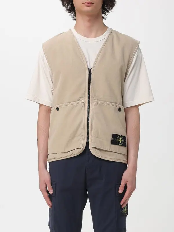 Stone Island Waistcoat Colour - Sand