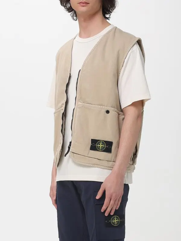 Stone Island Waistcoat Colour - Sand