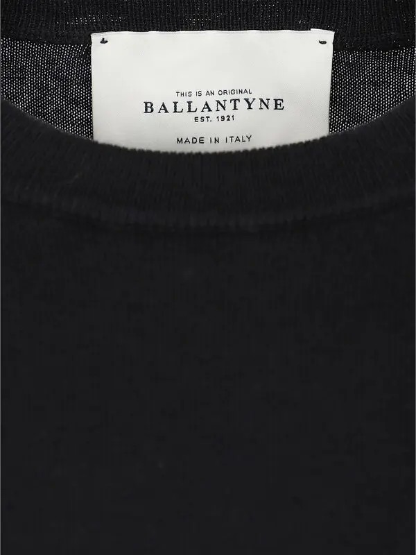 BALLANTYNE Cotton And Silk Sweater - Blue