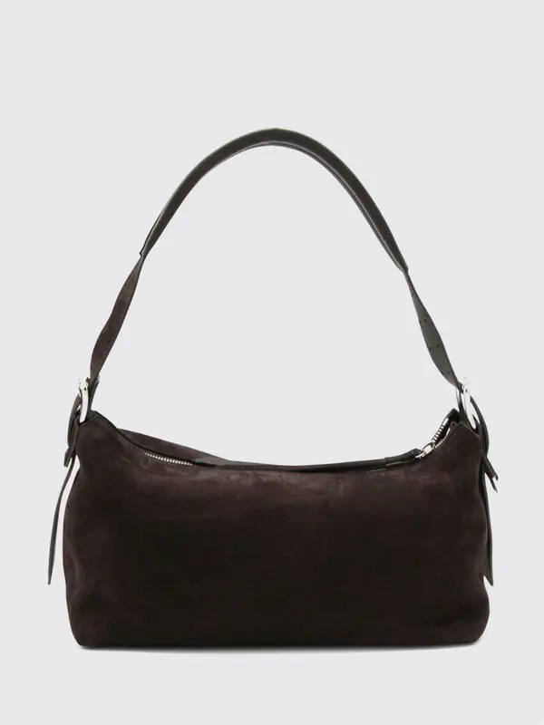 LEMAIRE Rectangular Shoulder Bag In Suede Calfskin With Adjustable Handle