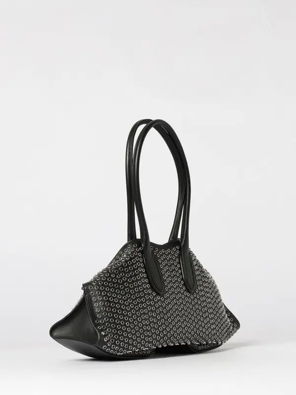 Alexander McQueen Manta Studded Leather Bag