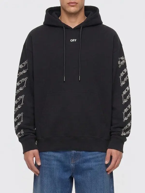 Off-White Cotton Hoodie