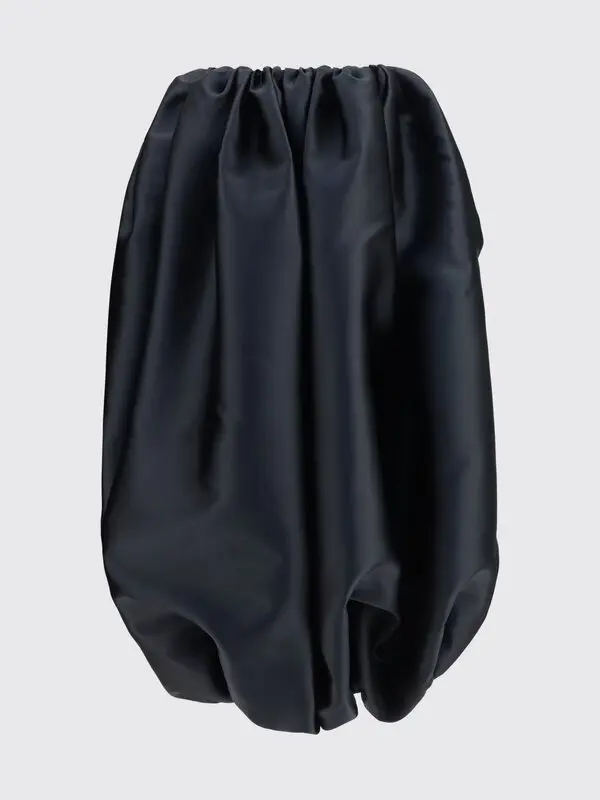 Calvin Klein A-line Midi Skirt In Silk Blend