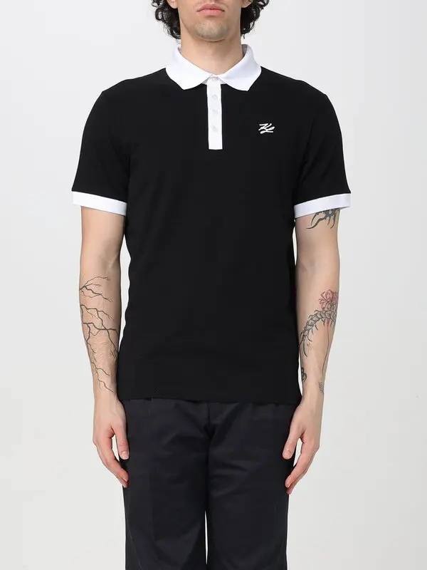 Karl Lagerfeld Polo Shirt Colour - Black
