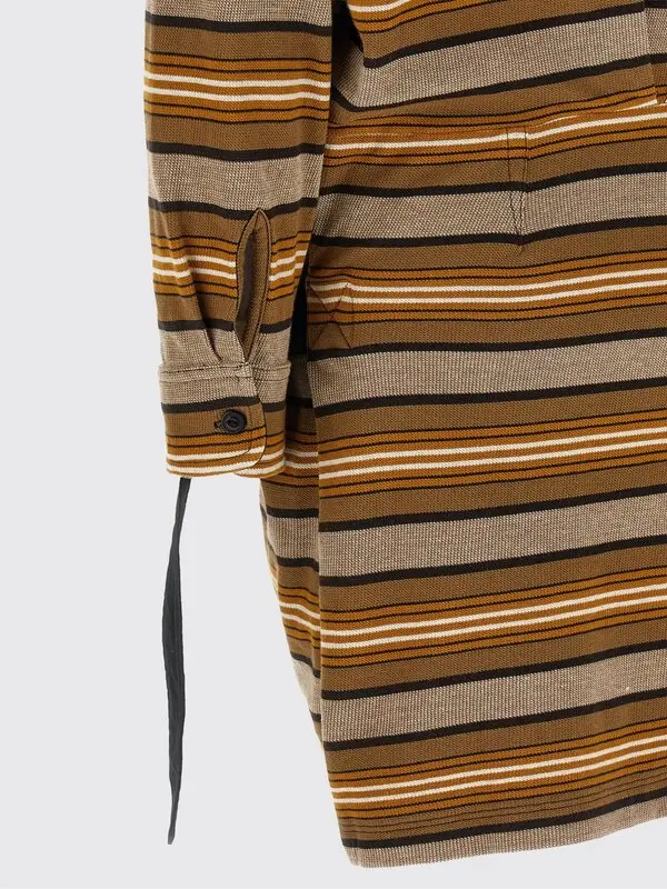 Isabel Marant Étoile Striped Cotton Polo Mini Dress - Beige