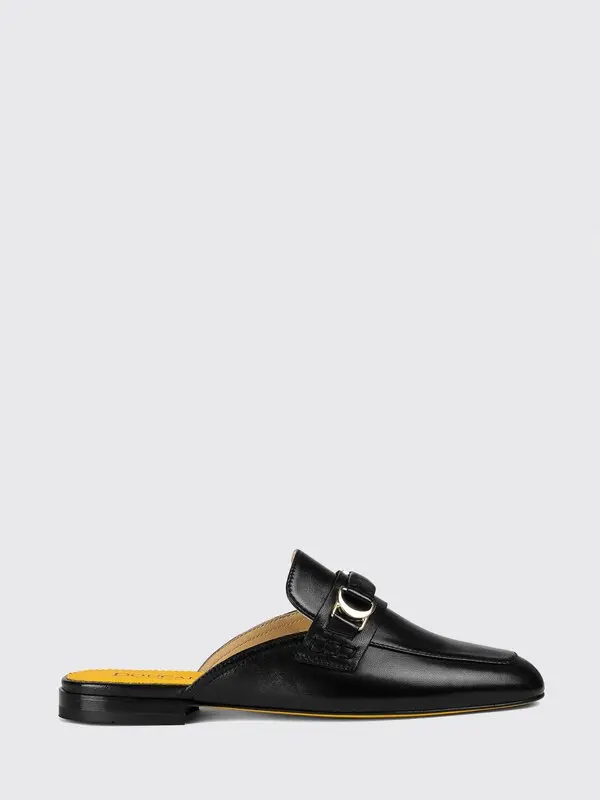 DOUCAL'S Leather Mules - Black