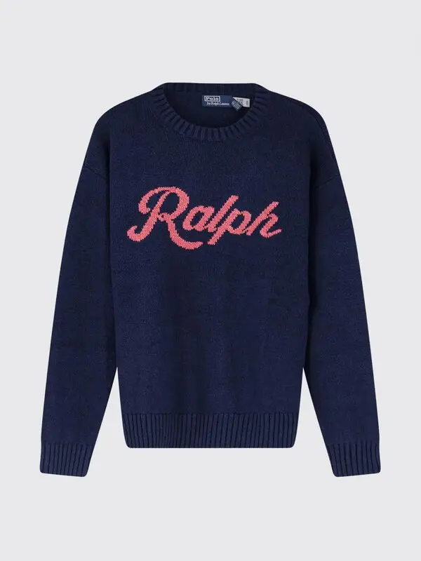 Polo Ralph Lauren Crew Neck Sweater With Jacquard Logo