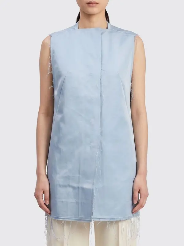 DI STAVNITSER Sleeveless Crêpe Shirt