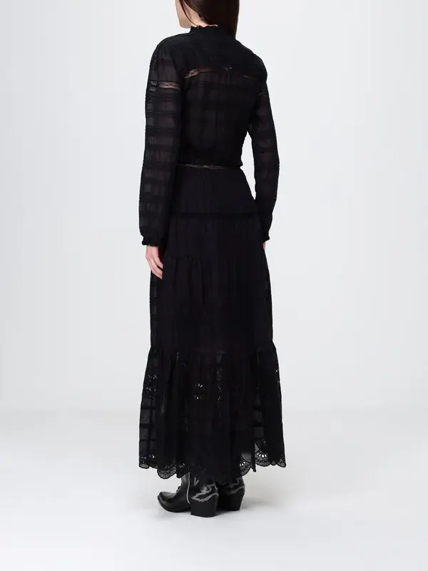 Isabel Marant Étoile Daniva Cotton Chemisier Dress - Black