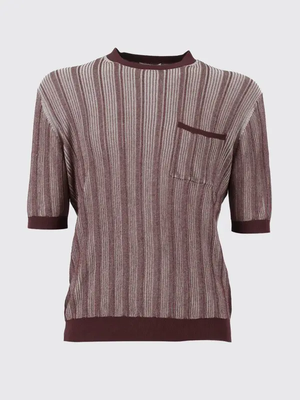 BALLANTYNE Striped Cotton Sweater