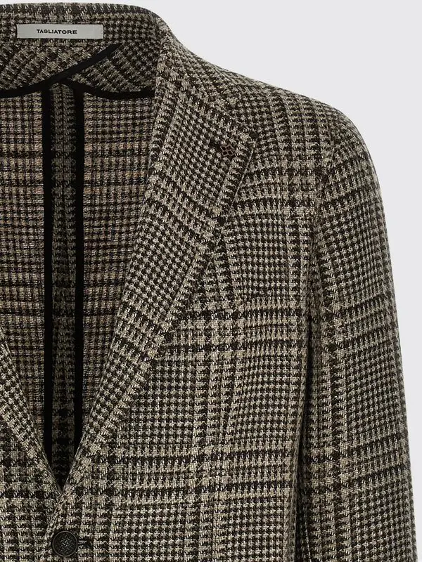 Tagliatore Tailored Plaid Blazer