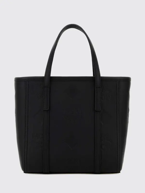 Mcm Toni Mini Embossed Logo Leather Bag