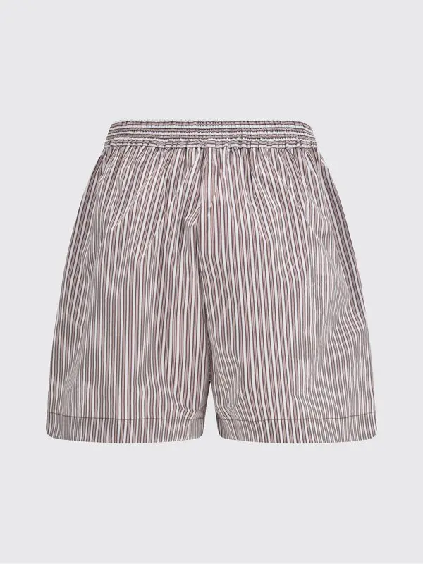Brunello Cucinelli Striped Cotton And Silk Boxer Shorts