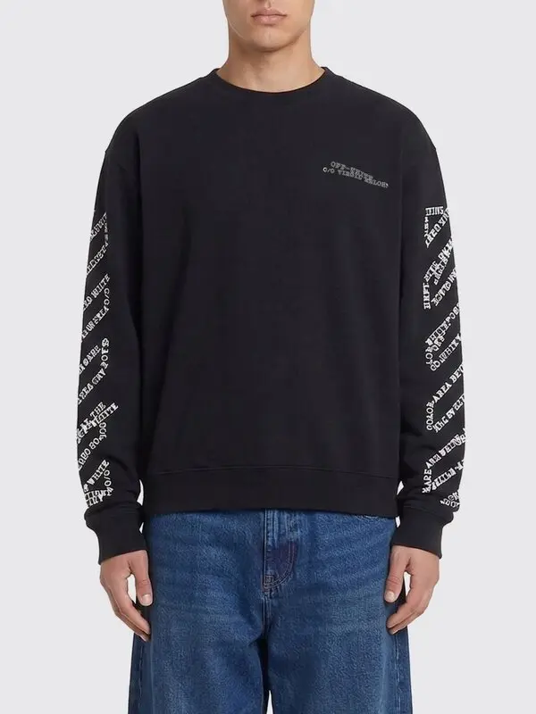 Off-White Cotton T-shirt With Arrow Logo