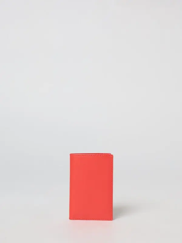 Comme Des Garçons Leather Wallet - Orange