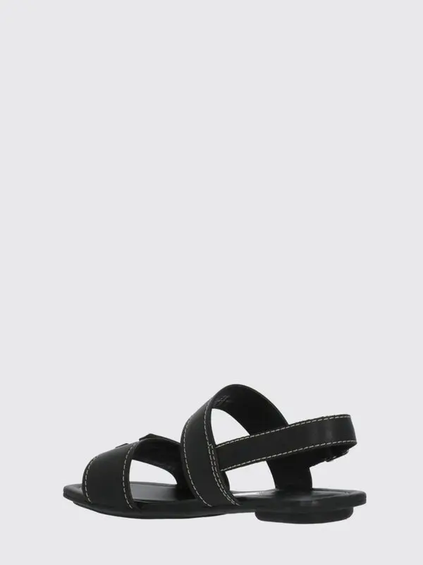 Hogan Leather Slingback Sandals - Black