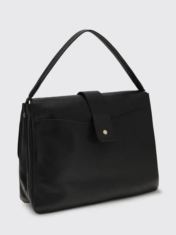 Burberry Rider Lamb Leather Handbag With Ekd Logo