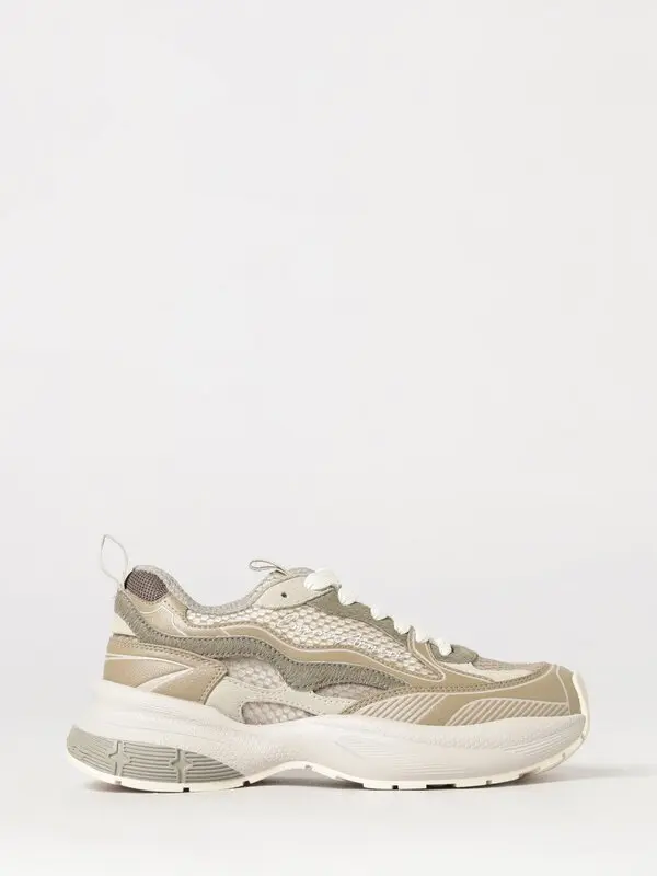 Emporio Armani Chunky Sole Lace-up Trainers - Beige