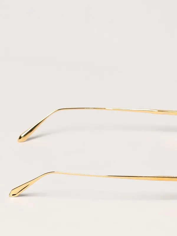 Linda Farrow Rimless Octagon Sunglasses