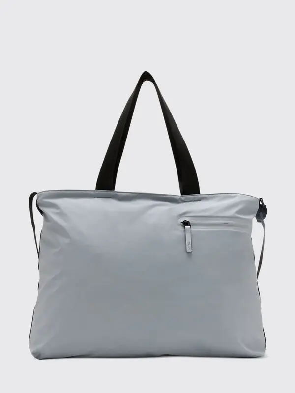 Rains Polyurethane Tote Bag With Zip Closure And Adjustable Shoulder Strap
