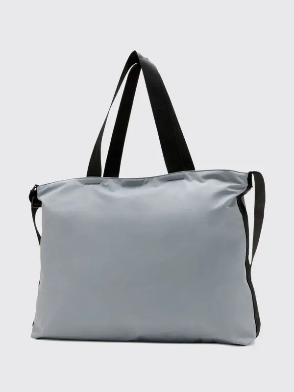 Rains Polyurethane Tote Bag With Zip Closure And Adjustable Shoulder Strap