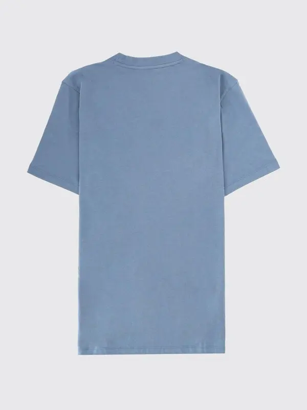 Hugo Cotton T-shirt With Logo - Blue