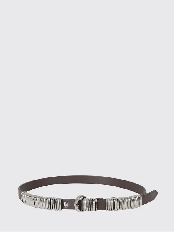 Federica Tosi Adjustable Smooth Leather Belt With Buckle