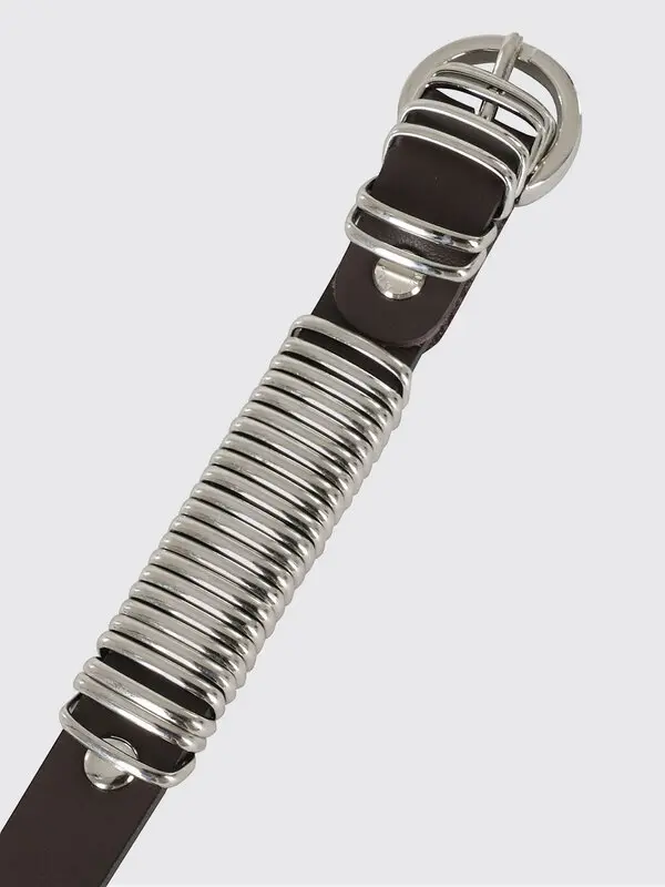 Federica Tosi Adjustable Smooth Leather Belt With Buckle