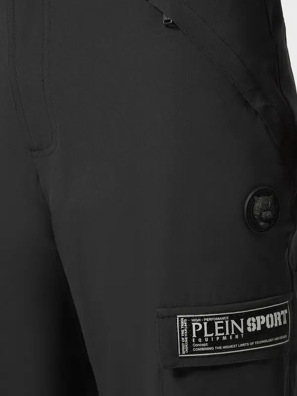 PLEIN SPORT Technical Fabric Cargo Pants