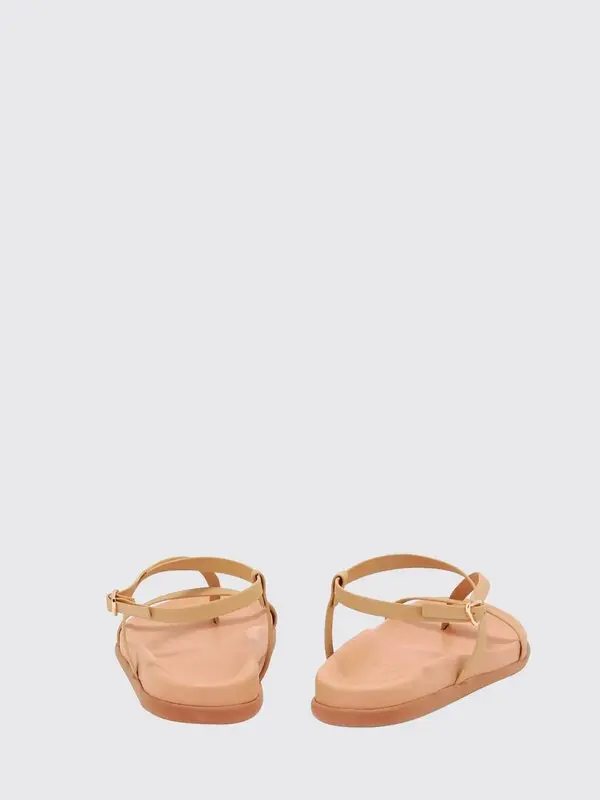 ANCIENT GREEK SANDALS Aimilia Nappa Leather Thong Sandals - Nude