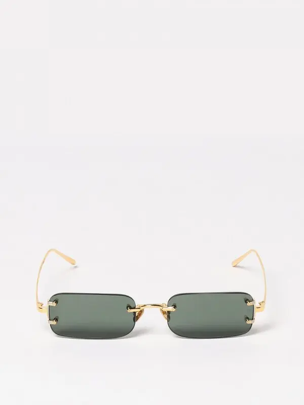 Linda Farrow Rectangular Rimless Sunglasses