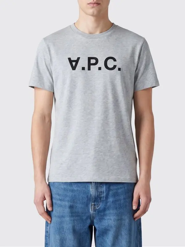 A.p.c. V.p.c." Logo T-shirt - Grey