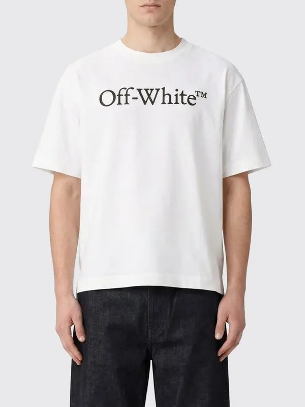 Off-White Cotton T-shirt With Logo