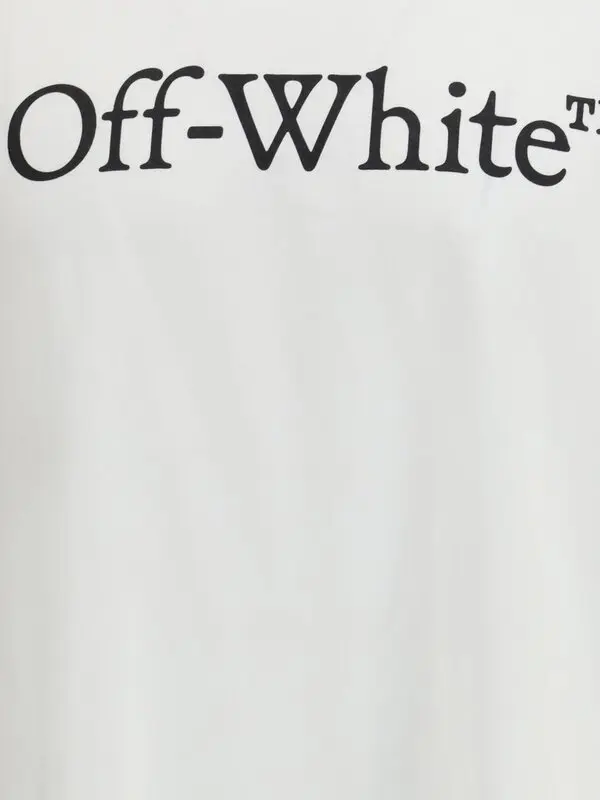 Off-White Cotton T-shirt With Logo