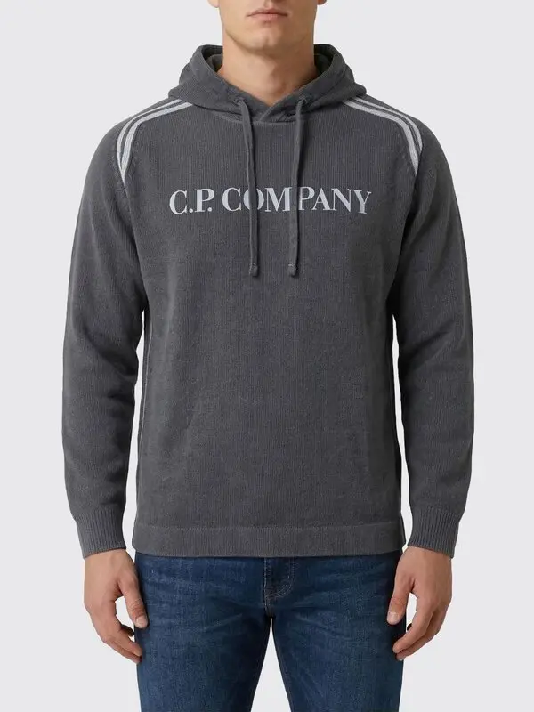 C.P. COMPANY Cotton Hoodie With Logo
